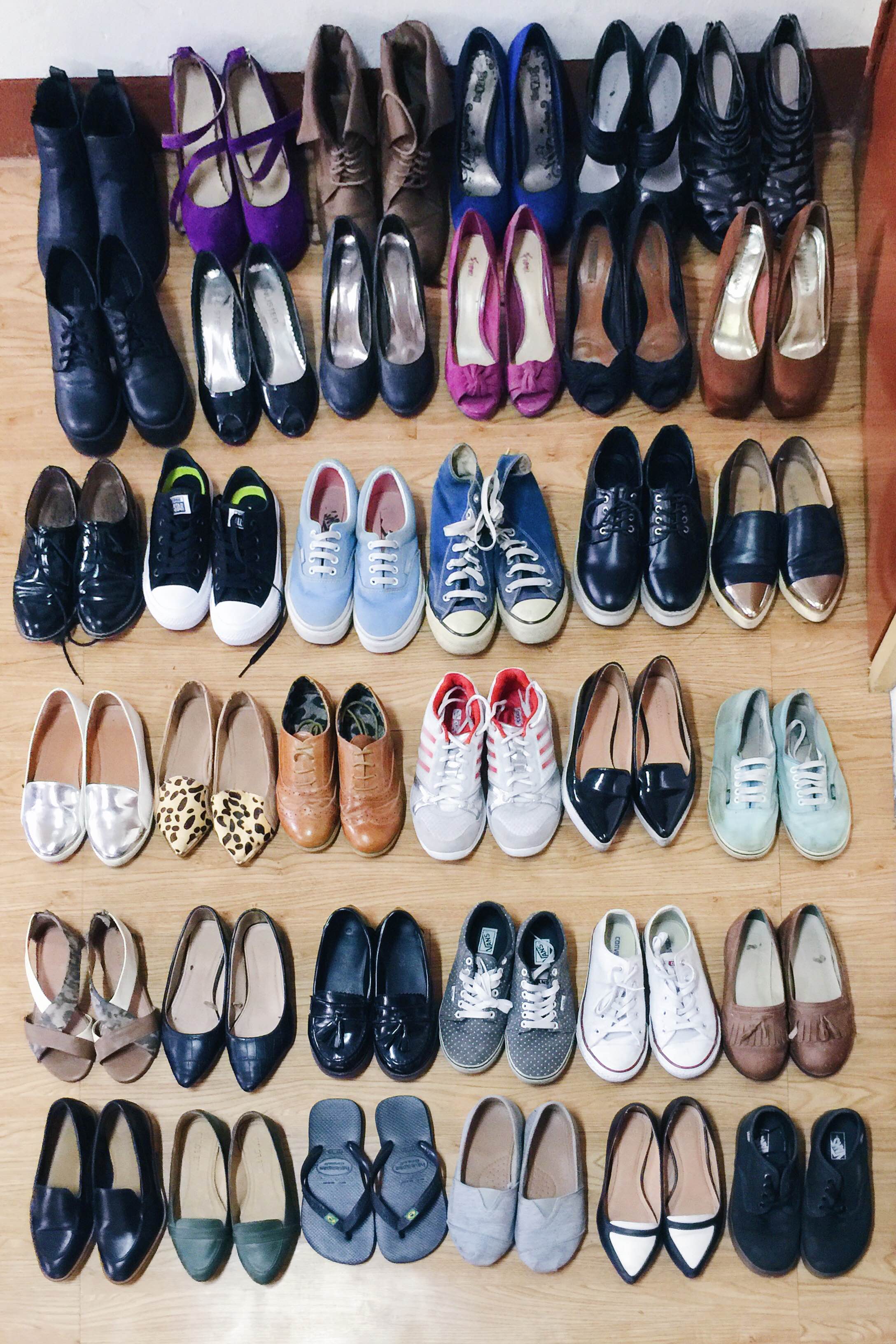 My Journey to 500, Pt. II: The Shoe Purge – FATIMA ESPINEDA